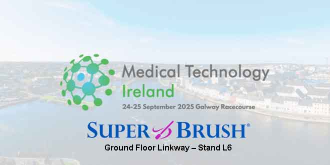 Super Brush LLC to Showcase Foam Swabs at Medical Technology Ireland 2